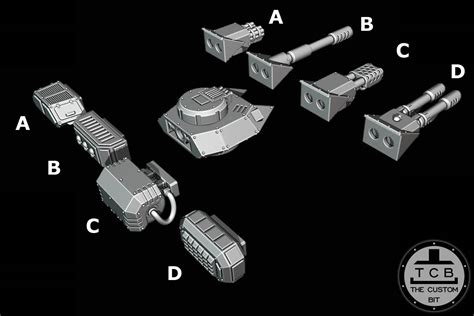 Crusader Tank Turret Pack The Custom Bit