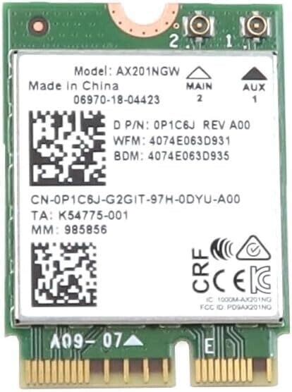 Intel Wi Fi 6 Ax201 M 2 2230 Desktop Wireless Card Module Ax201ngw Us Seller Ebay