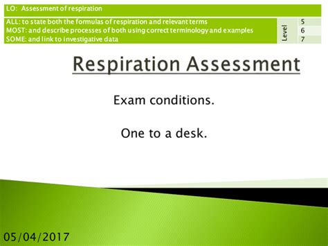 Aqa Combined Science Trilogy 4 4 Bioenergetics Teaching Resources