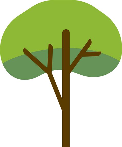 Simplicity Tree Flat Design 10330676 PNG