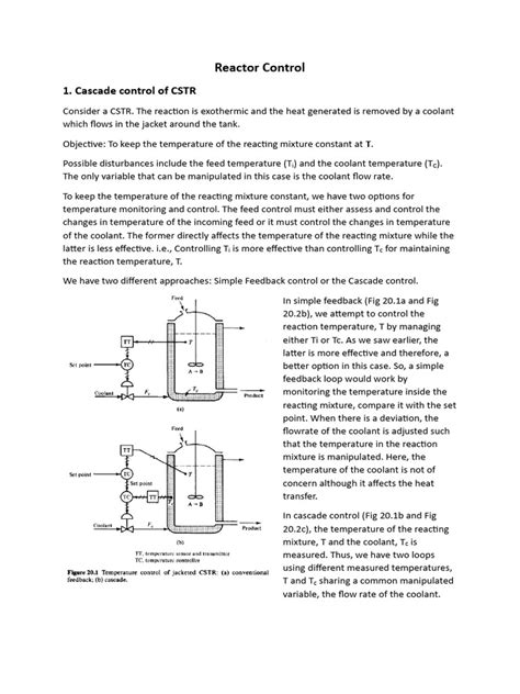 Reactor Control Pdf Chemical Reactor Process Engineering Reactor Control Pdf Chemical Reactor Process Engineering