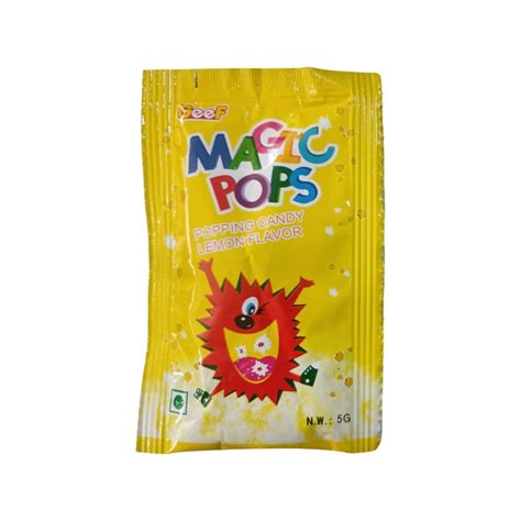 Magic Pops Popping Candy Lemon Flavor Price Buy Online At ₹49 In India