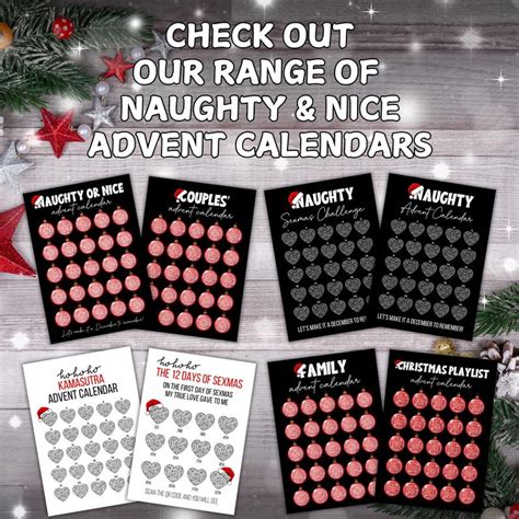 Sexy Advent Calendar Sex Position Advent Calendar Naughty Adult Advent Calendar Sexy