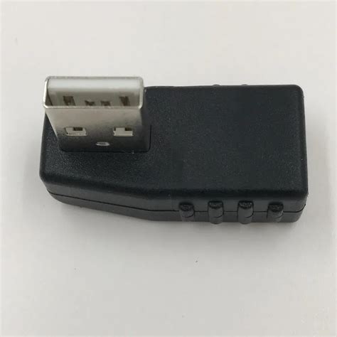 Usb Vertical Connector Usb Male To Female Adapter Upright Converter Degree Extender For