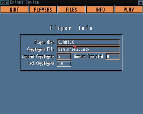 Enigma Device The For Commodore Amiga The Video Games Museum