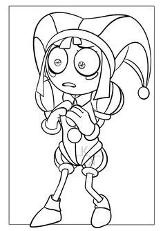 The Amazing Digital Circus Digital Circus Tadc Coloring Pomni в 2024