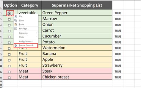 How To Check The Checkbox To Change The Cell Color My Microsoft Office Tips