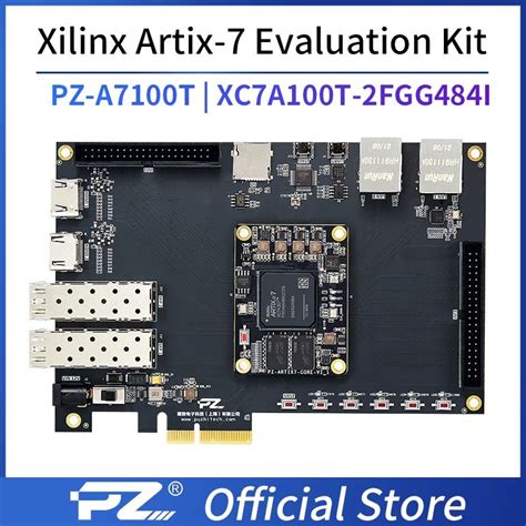 Puzhi Pz A7100t Kfb Оценочный комплект Xilinx Artix 7 Плата для разработки Fpga Xc7a100t Pcie