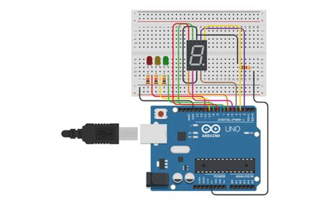Circuit Design Traffic Light Code Tinkercad