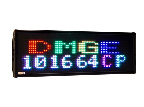 Dot Matrix Display Rgb 16x64 Pixels Dmge101664c Diteltec Com