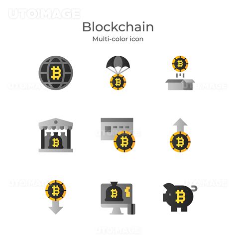 디지털 자산 블록체인 가상화폐 아이콘 벡터 그라데이션 스타일 유토이미지 상세페이지 베이직샵 아이콘 21747966
