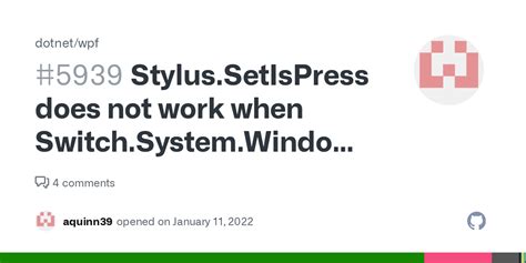 Stylussetispressandholdenabled Does Not Work When Switchsystem