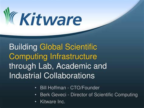 Ppt Building Global Scientific Computing Infrastructure Through Lab