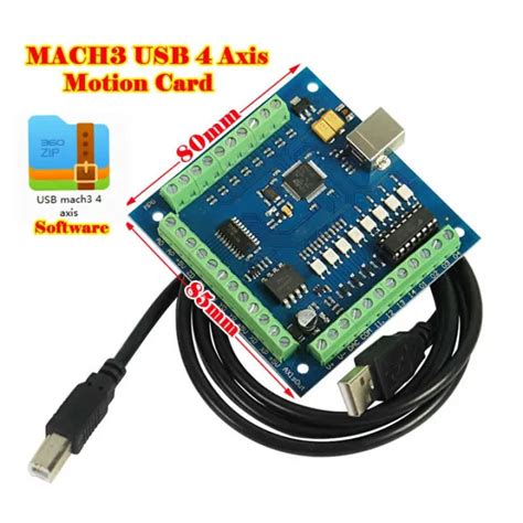 mach3 4แกน usb cnc controller motion card breakout board 100khz สำหรับ