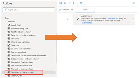 Clear Filters In Excel Worksheet Actionpower Automate Desktop Kaizenpersonal Computer Work