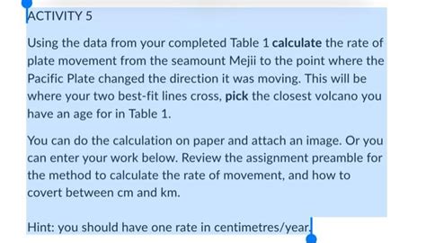 Solved Using The Data From Your Completed Table 1 Calculate