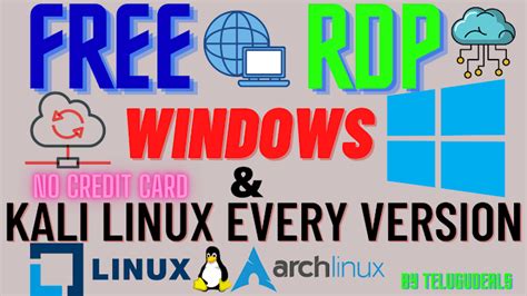 How To Get Free Kali Linux Windows Vpsrdp Forever