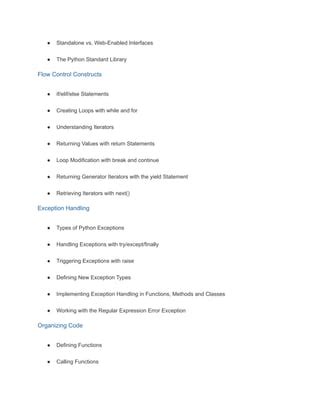 Python Training Pdf