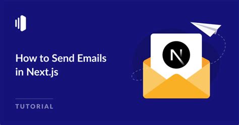 How To Send Emails In Nextjs Via Smtp With Nodemailer