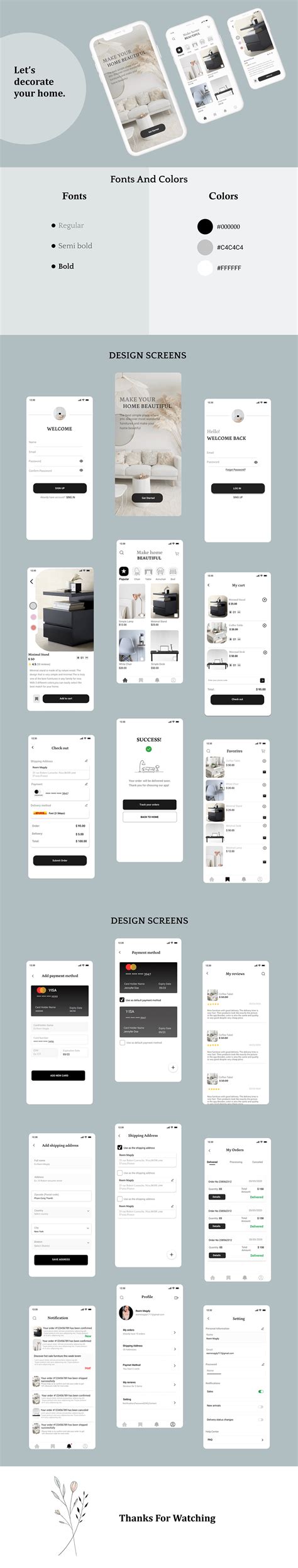 Furniture Mobile App On Behance