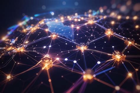 Premium Ai Image Technology Business Global Network Connection Concept Connecting