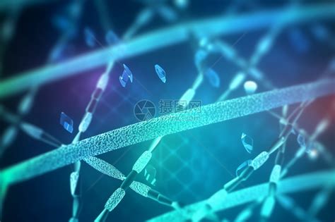 3d医学内抽象dna链低聚背景图片素材 正版创意图片600194472 摄图网
