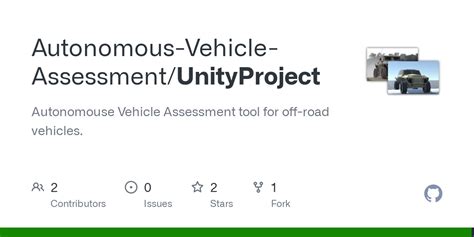 GitHub Autonomous Vehicle Assessment UnityProject Autonomouse