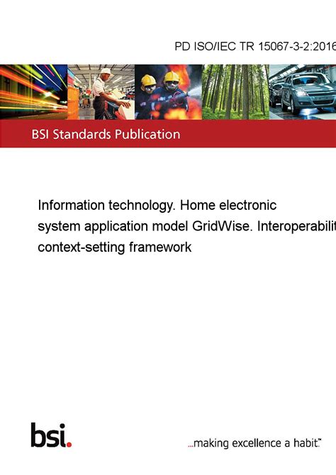 Pd Isoiec Tr 15067 3 22016 Information Technology Home Electronic System Application Model