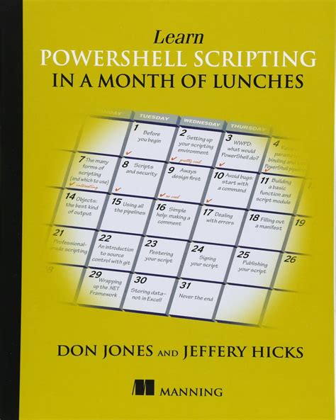 learn powershell scripting in a month of lunches