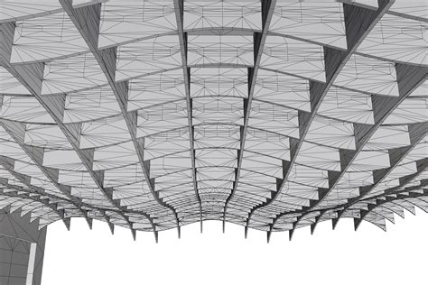 3d Parametric Wavy Waffle Structure Turbosquid 2026535