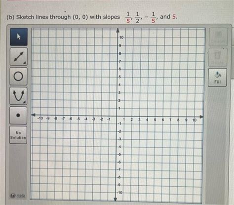 solved b sketch lines through 0 0 with slopes 51 21 −51
