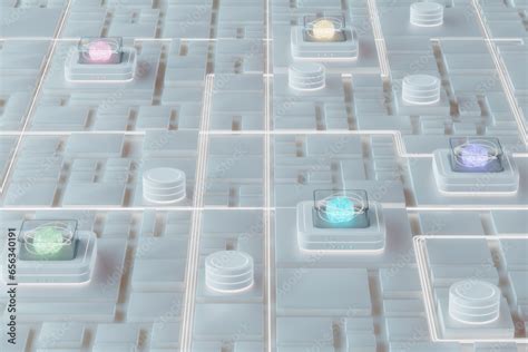 Neural Network And Deep Learning Data Center Cloud Infrastructure Of Gpus And Servers On The