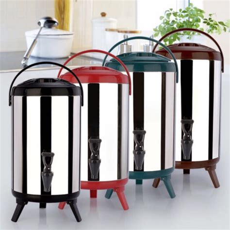 ถังชา เก็บความร้อน เย็น 12ลิตร แสตนเลส304 12ลิตร Pkpanich Thaipick