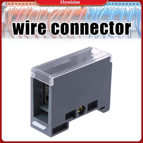 Electric Wire Connector Din Rail Terminal Block One In Multiple Out Junction Box Brass
