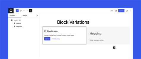 An Introduction To Block Variations Wordpress Developer Blog