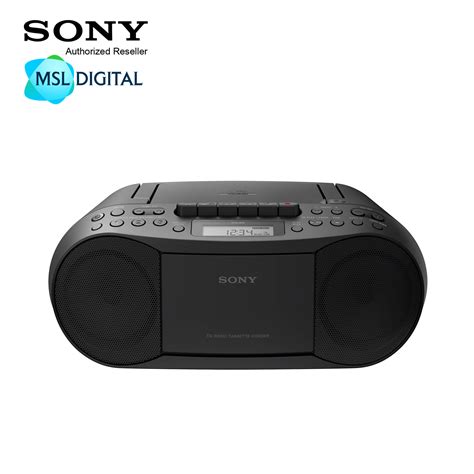 Sony Cfd S70 Portable Cd Cassette Boombox Player With Radio Stereo Rms