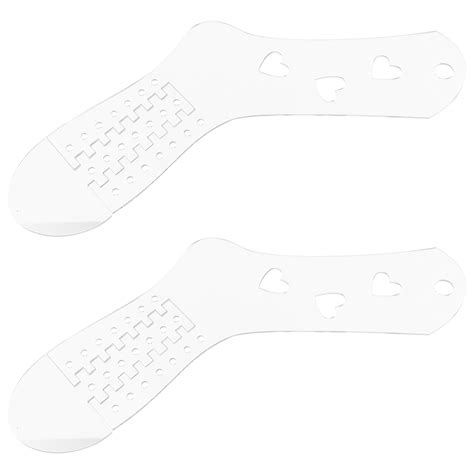 2 Pcs Sock Blocking Forms Knitting Model Display Molds Smooth Surface Blockers