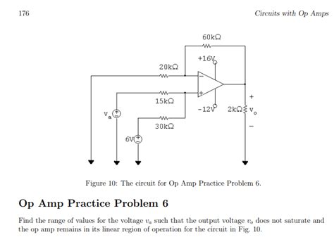 Solved Circuits With Op AmpsFigure The Circuit For Op Chegg Com