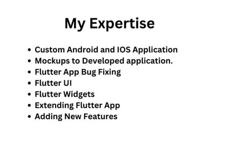 Flutter Mobile App Developer For Ios And Android Building Mobile App