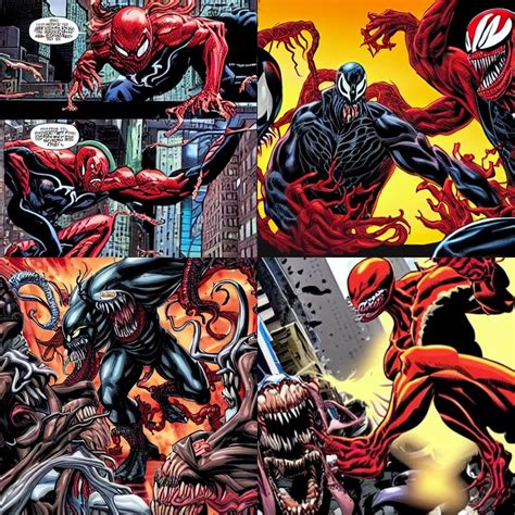 Venom Vs Carnage Comic