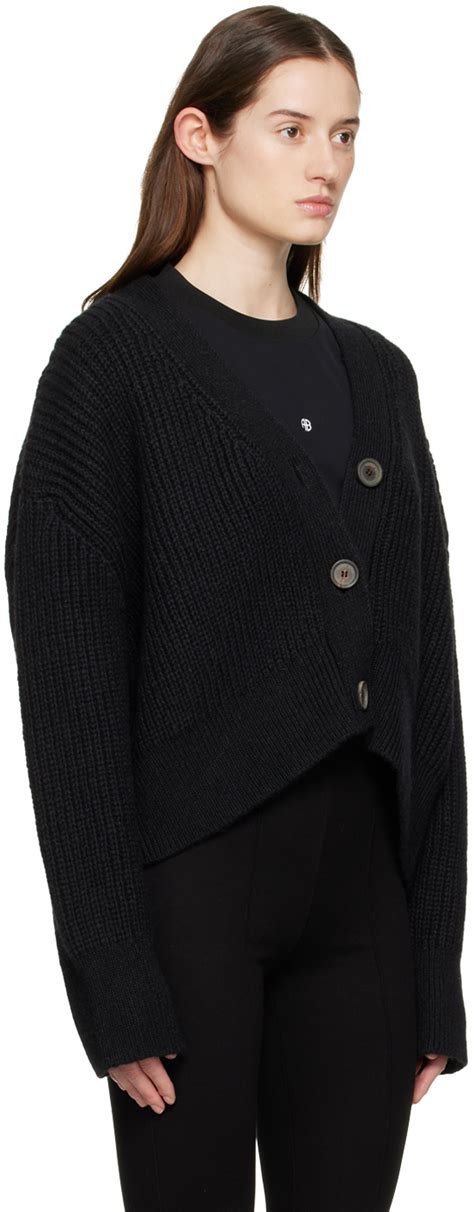 Anine Bing Black Maxwell Cardigan Anine Bing
