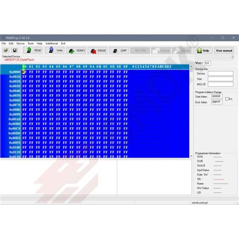 Jg0045 Mb9df125 Mb9df126 Readwrite Flash And Dataflash Smok Tools