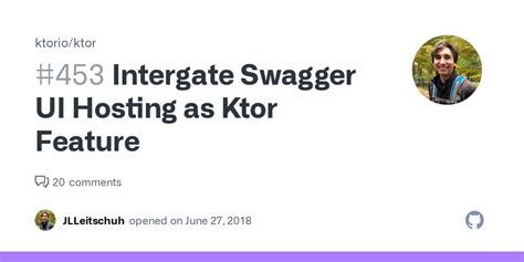 Intergate Swagger UI Hosting As Ktor Feature Issue 453 Ktorio Ktor