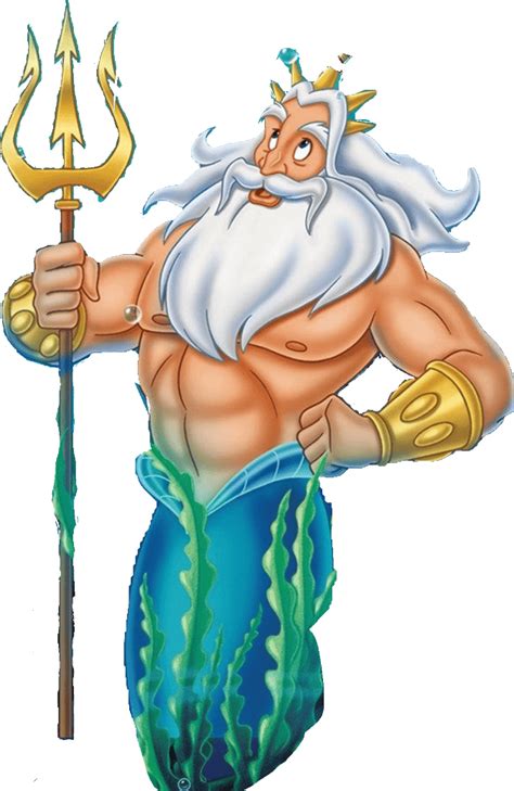 King Triton Png Vibrant Colors