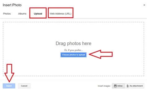 How To Put Or Insert An Image In Email Body In Gmail