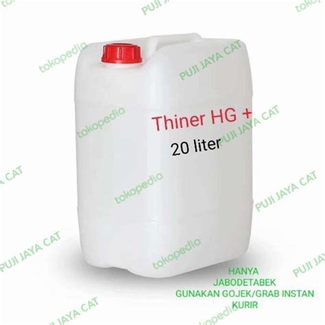 Promo Thinner Thiner Tiner Hg Isi 20 Liter 1 Jrigen Jerigen