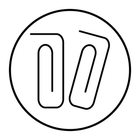 Premium Vector Paperclip Vector Illustration