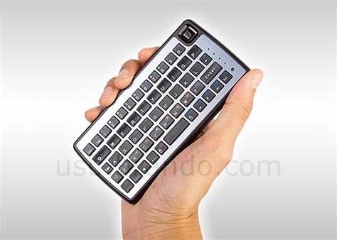 Palm Sized Mini Bluetooth Keyboard With Mouse Track Gadgetsin