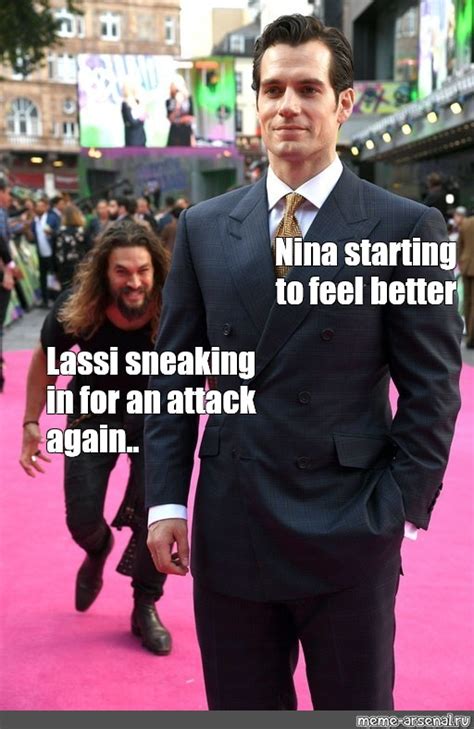 Комикс мем Nina Starting To Feel Better Lassi Sneaking In For An