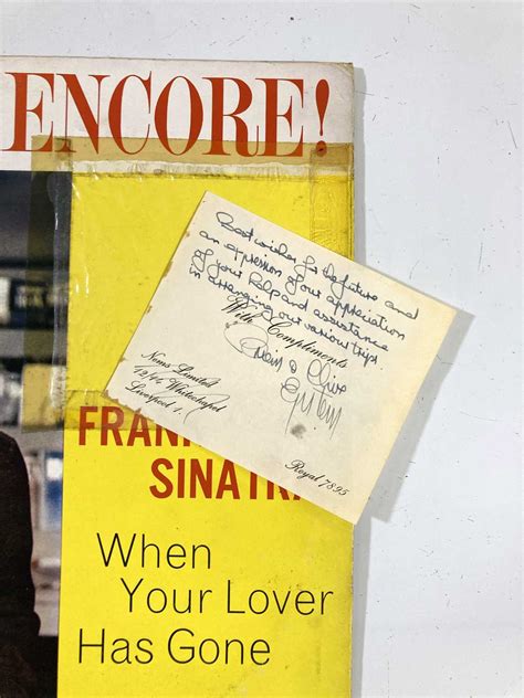 Lot 528 Brian Epstein Original Handwritten Note